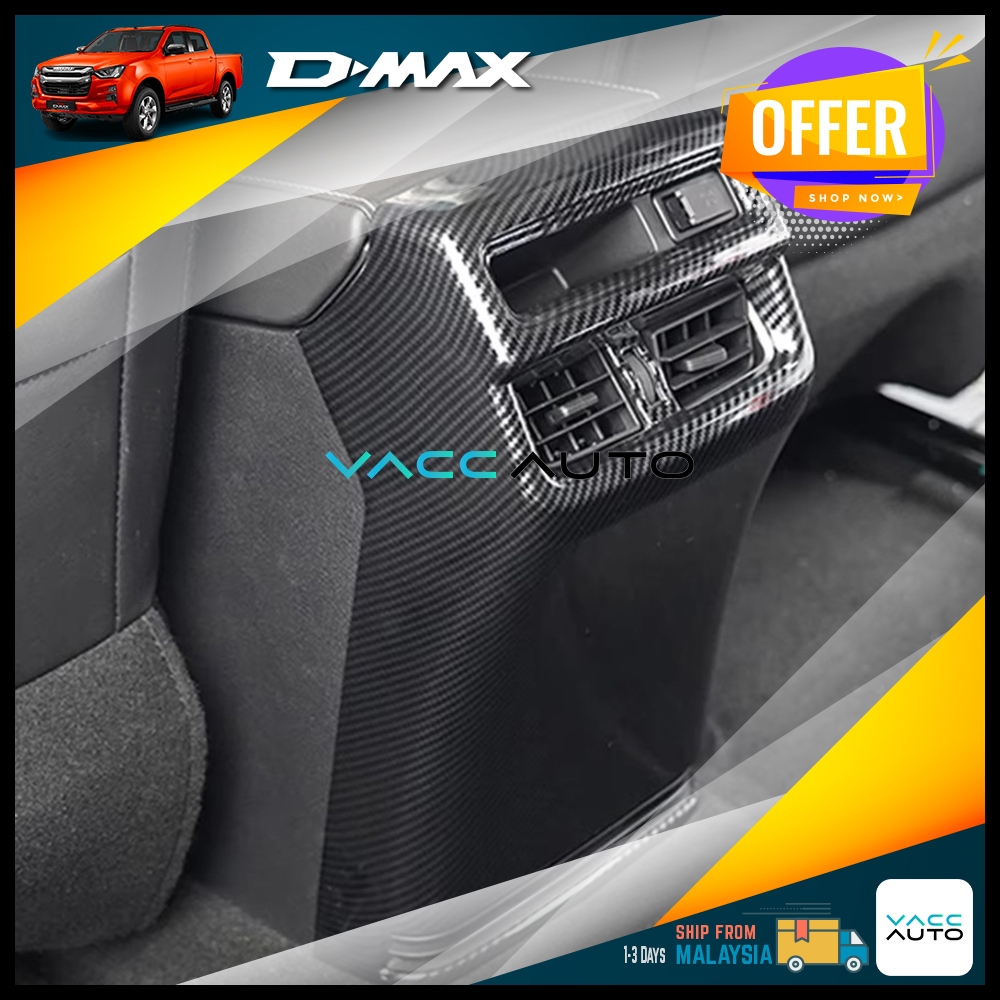 Isuzu D-Max Dmax RG RG01 2021-2025 Rear Console Aircond Panel Air Vent ...