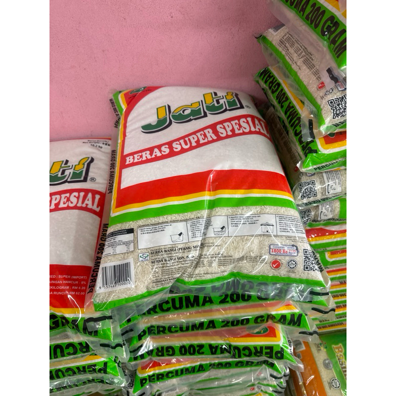 beras jati import 10kg 200g free | Shopee Malaysia