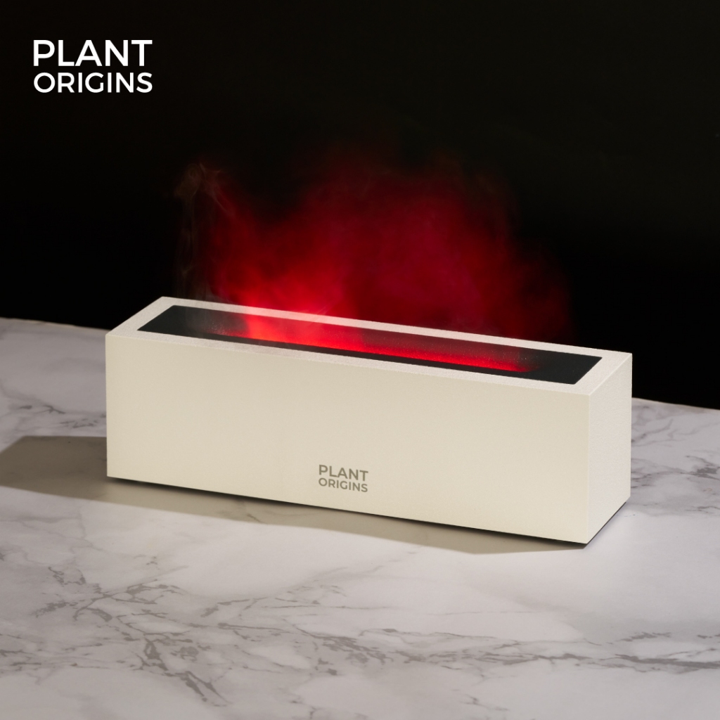 Plant Origins Aromatherapy FlameLux Diffuser - Pearl White (1 unit ...