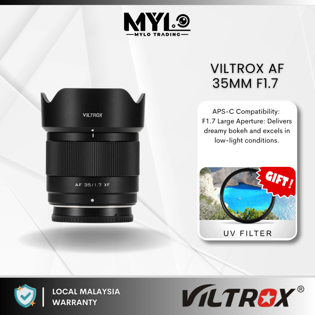Viltrox AF 35mm F1.7 Air APS-C Lens for Fuji x / Sony / Nikon z | Shopee Malaysia