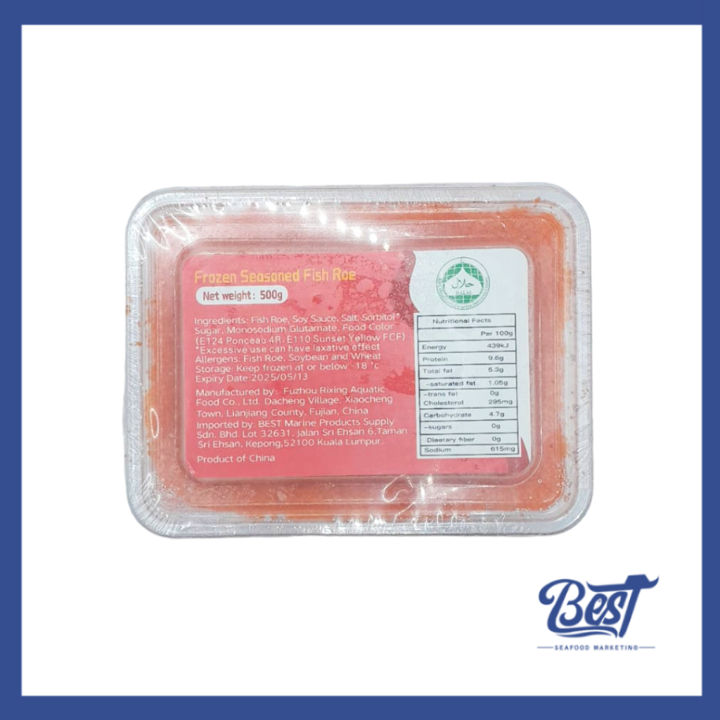 [WHOLESALE] Ebiko Orange (Seasoned Capelin ROE) 500g 鱼卵 | Shopee Malaysia