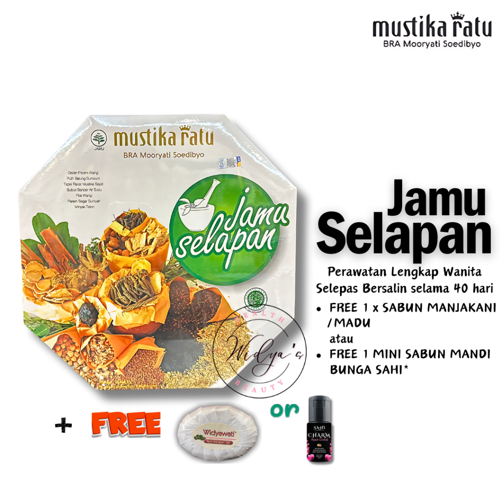 [Mustika Ratu] SELAPAN PAKET Jamu Bersalin 40 hari Lengkap Berpantang ...