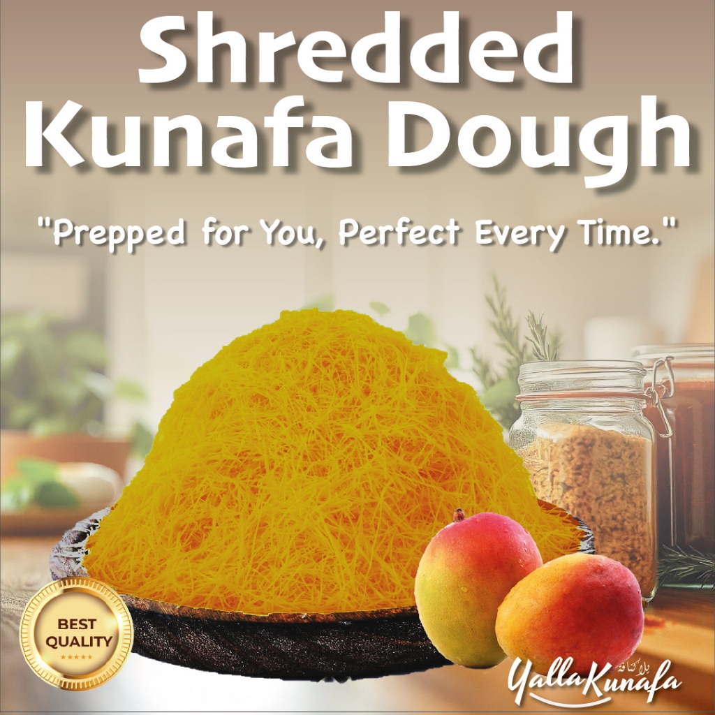 New Flavor Mango Shredded(Pre Cut) Kunafa Dough 500g - 1Kg by Yalla ...