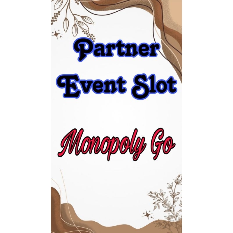 Partner event slot monopoly | Shopee Malaysia