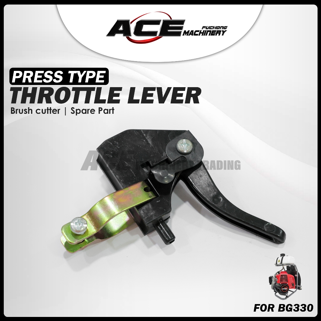Mesin Rumput Throttle Lever Press Type Brush Cutter Throttle Lever ...