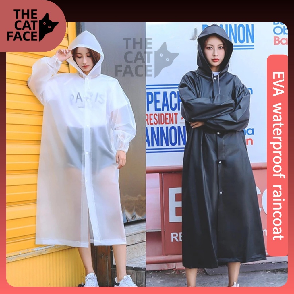 Spot Multiple Colors Raincoat Waterproof Reusable Thick 150g EVA Unisex ...