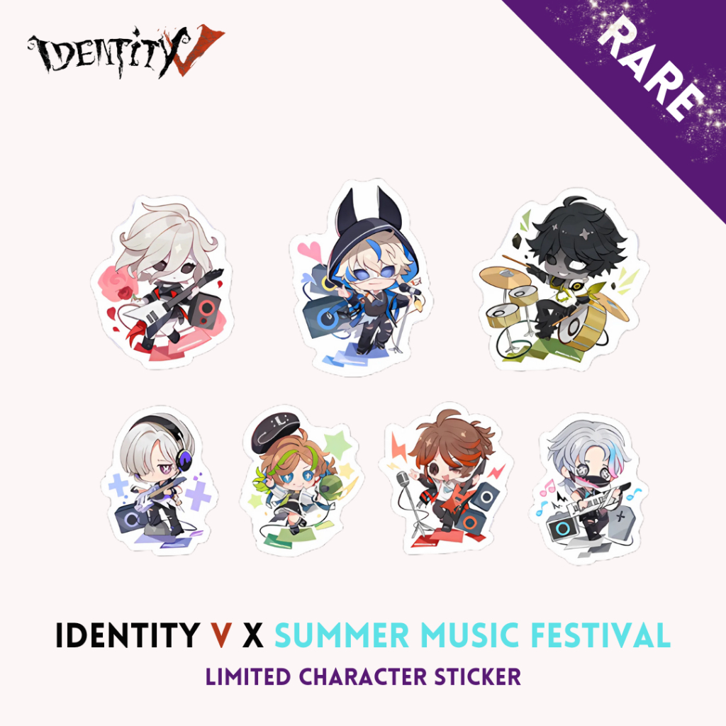 IDENTITY V X C104 Summer Music Festival Character Sticker | Shopee Malaysia