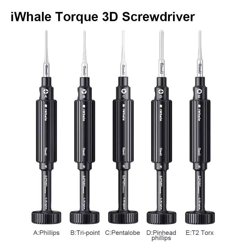 QIANLI iWhale Torque 3D Screwdriver Set (5pcs) | Shopee Malaysia