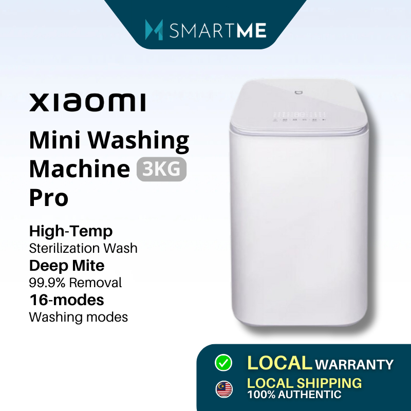 Xiaomi Mijia Smart Mini Washing Machine (3kg) Standard I Pro | Shopee ...