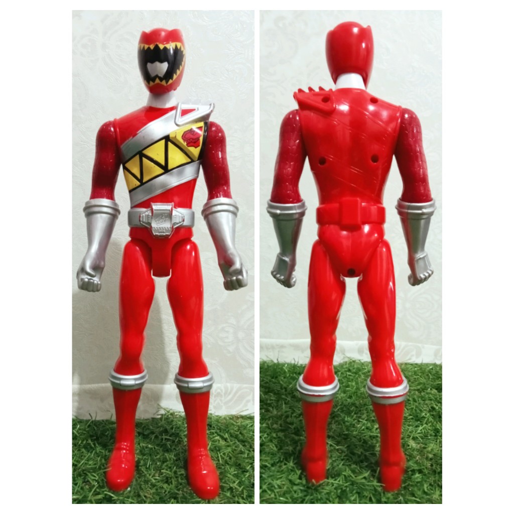 BANDAI Saban's Power Rangers Dino Charge Red Ranger Preloved | Shopee ...