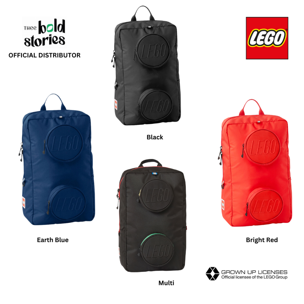 LEGO | Signature Brick 1x2 Backpack | Shopee Malaysia
