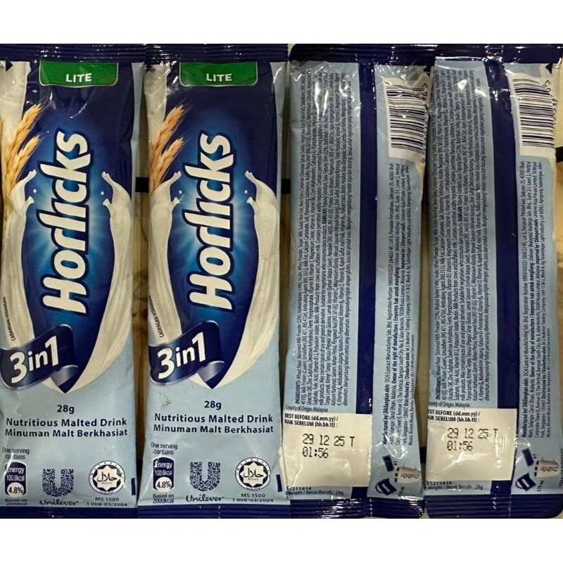 Horlicks 3-in-1 Lite 28g (4pcs/set) | Shopee Malaysia