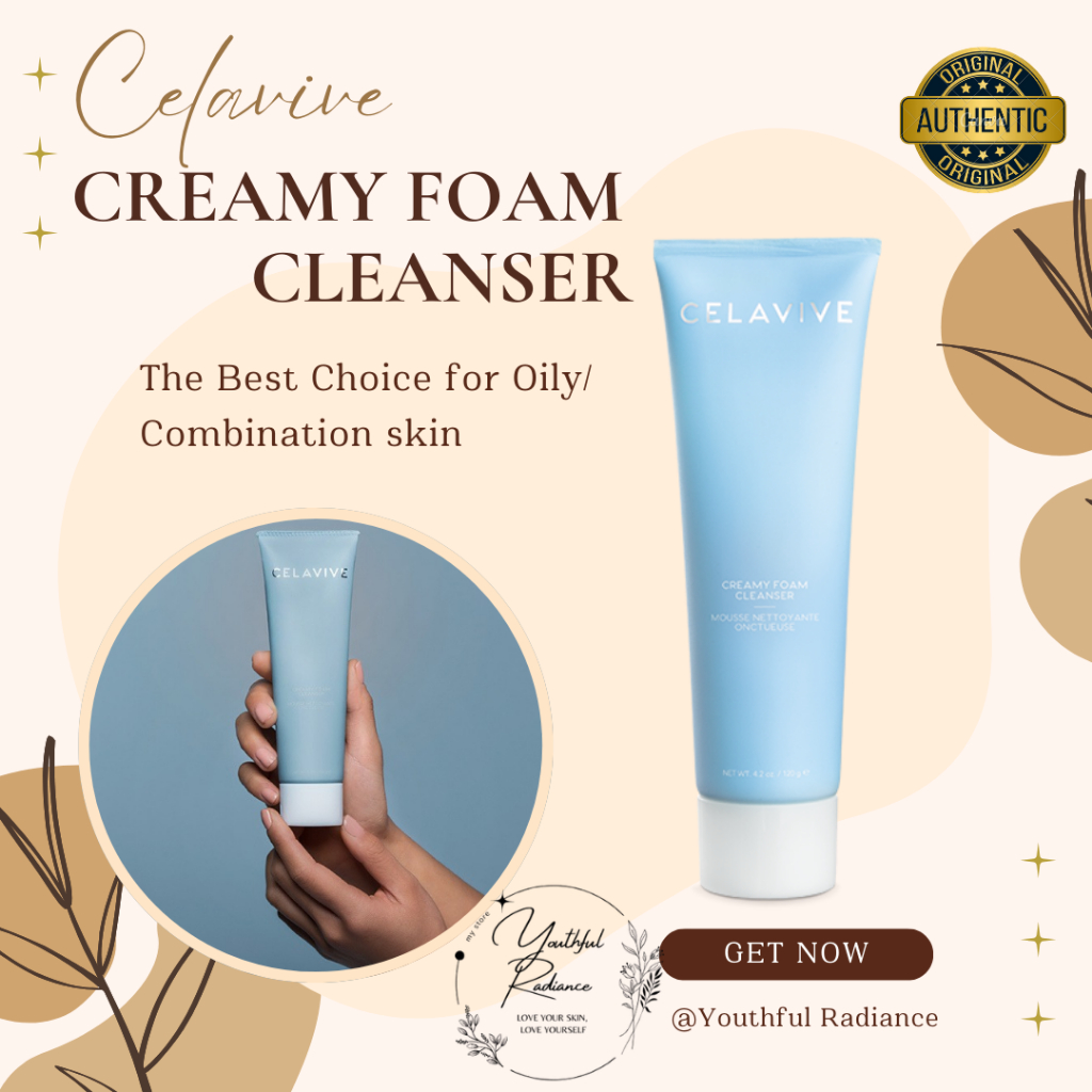 Celavive Creamy Foam Cleanser | For Oily & combination skin ...