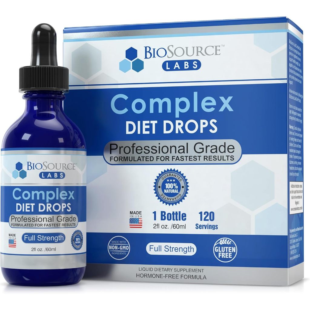 Complex Diet Drops – Best Natural Drops for Men and Women (1 Bottle, 2 ...