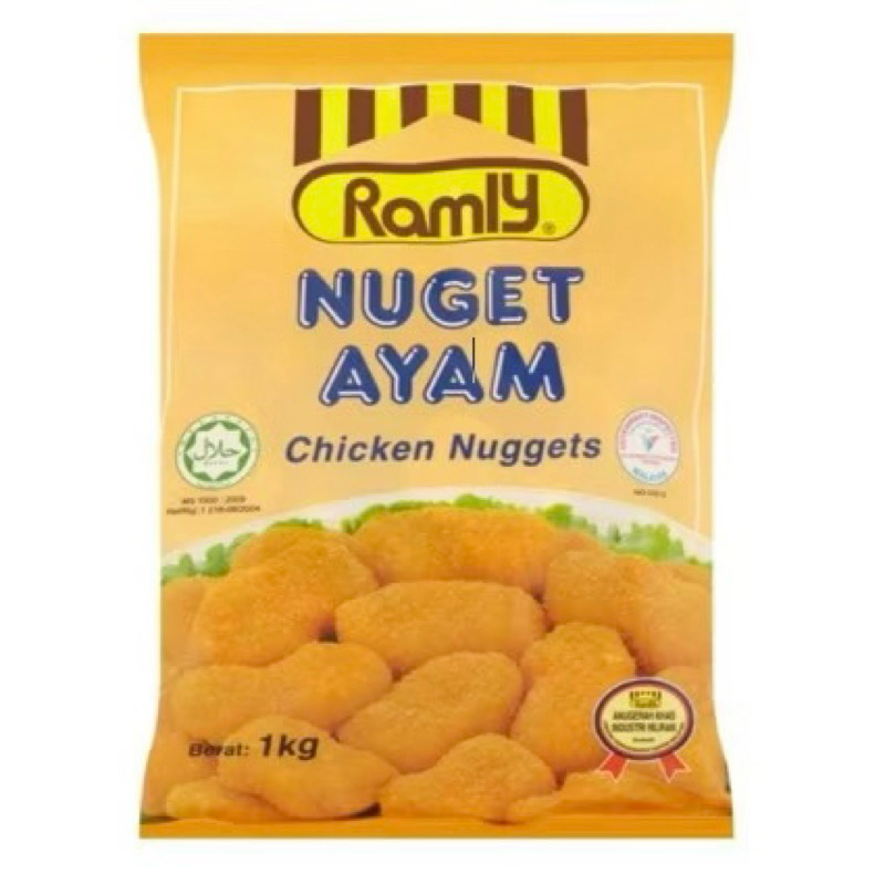 Ramly Chicken Nuggets / Nuget Ayam Ramly 1kg | Halal & Bersih | Johor ...