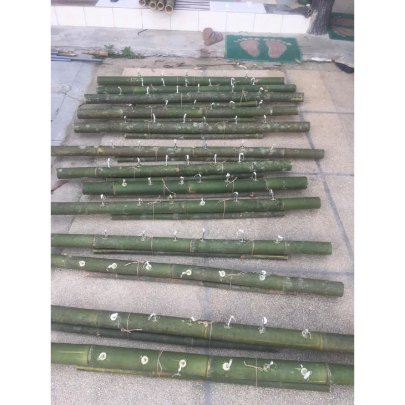 BULUH PELITA 6 SUMBU PANJANG SIAP STAND | Shopee Malaysia