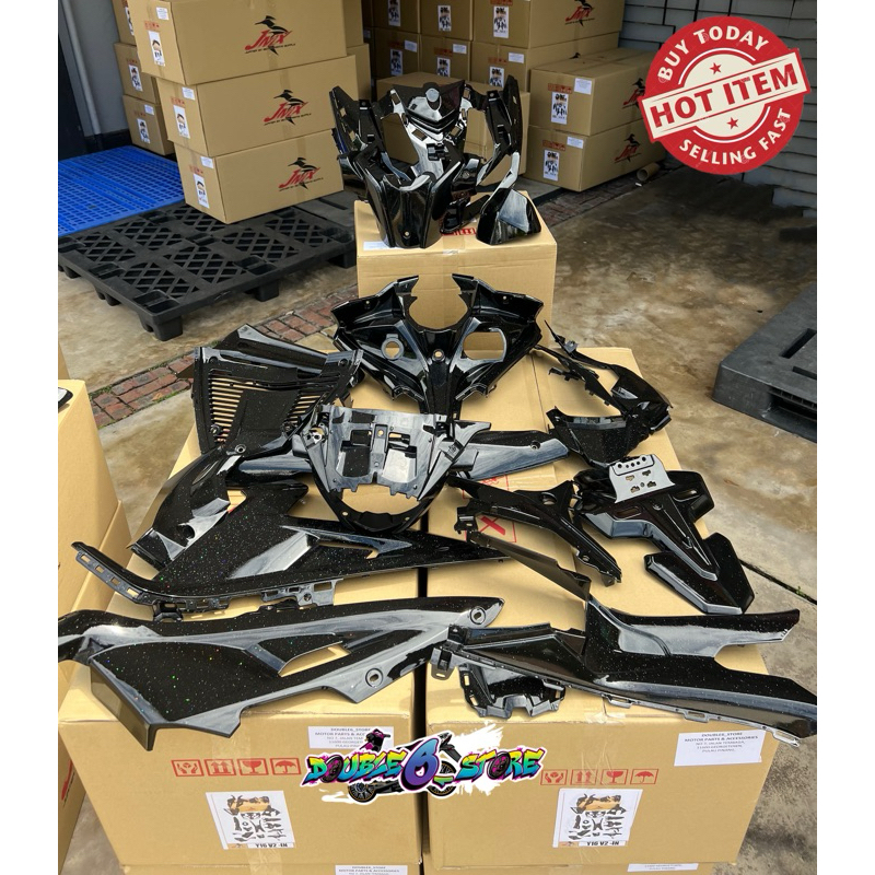 JUPITER ORIGINAL HLY INNER SET BLACK DIAMOND LC135 Y15ZR Y16ZR Y15 Y16 LC V1 HLY INNER KILAT ...