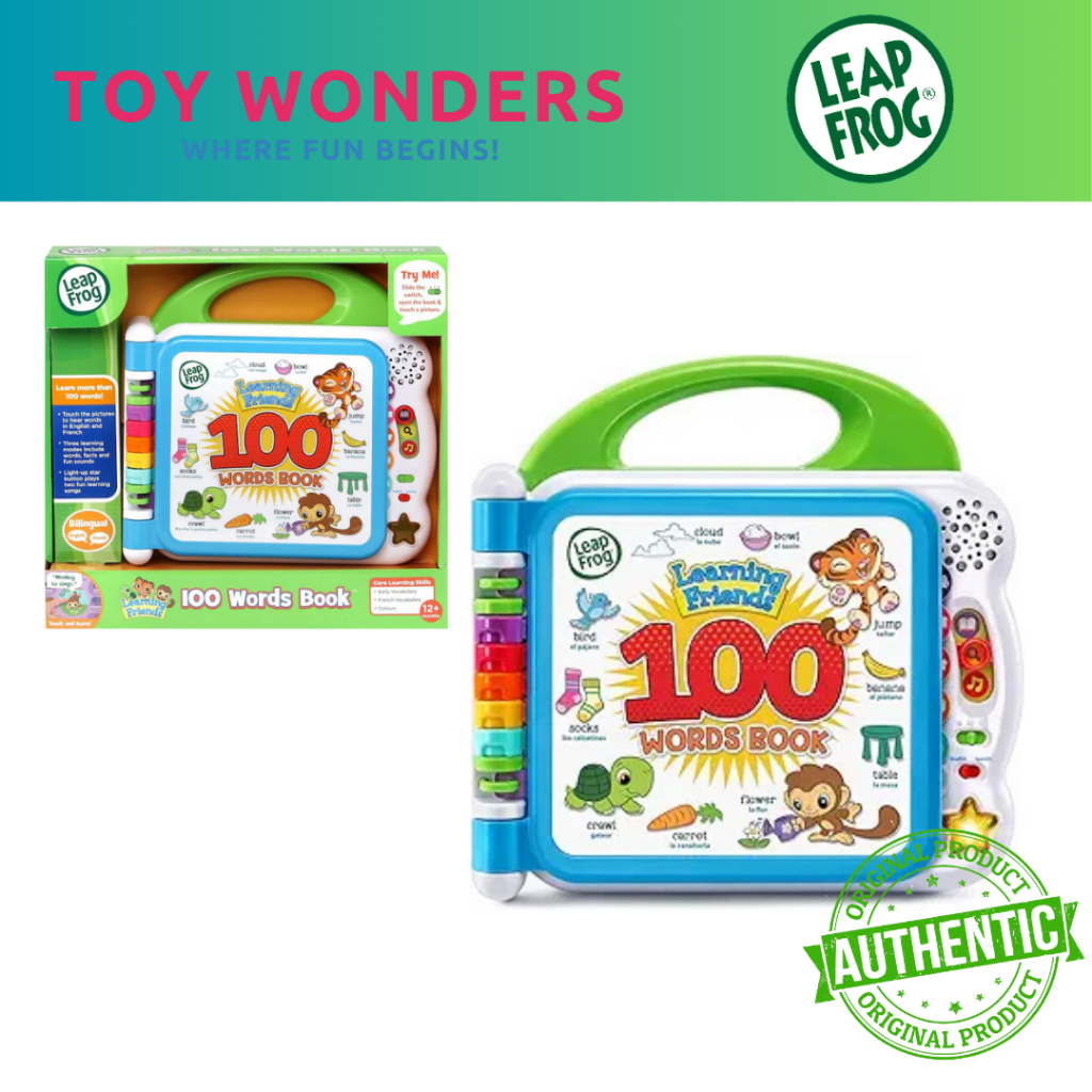 LeapFrog 100 Words Book - ENG | Spanish Bilingual - Electronic Learning ...