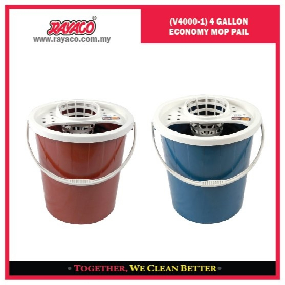 RAYACO VIP V4000-1 4 Gallon Economy Mop Pail / Baldi Mop | Shopee Malaysia