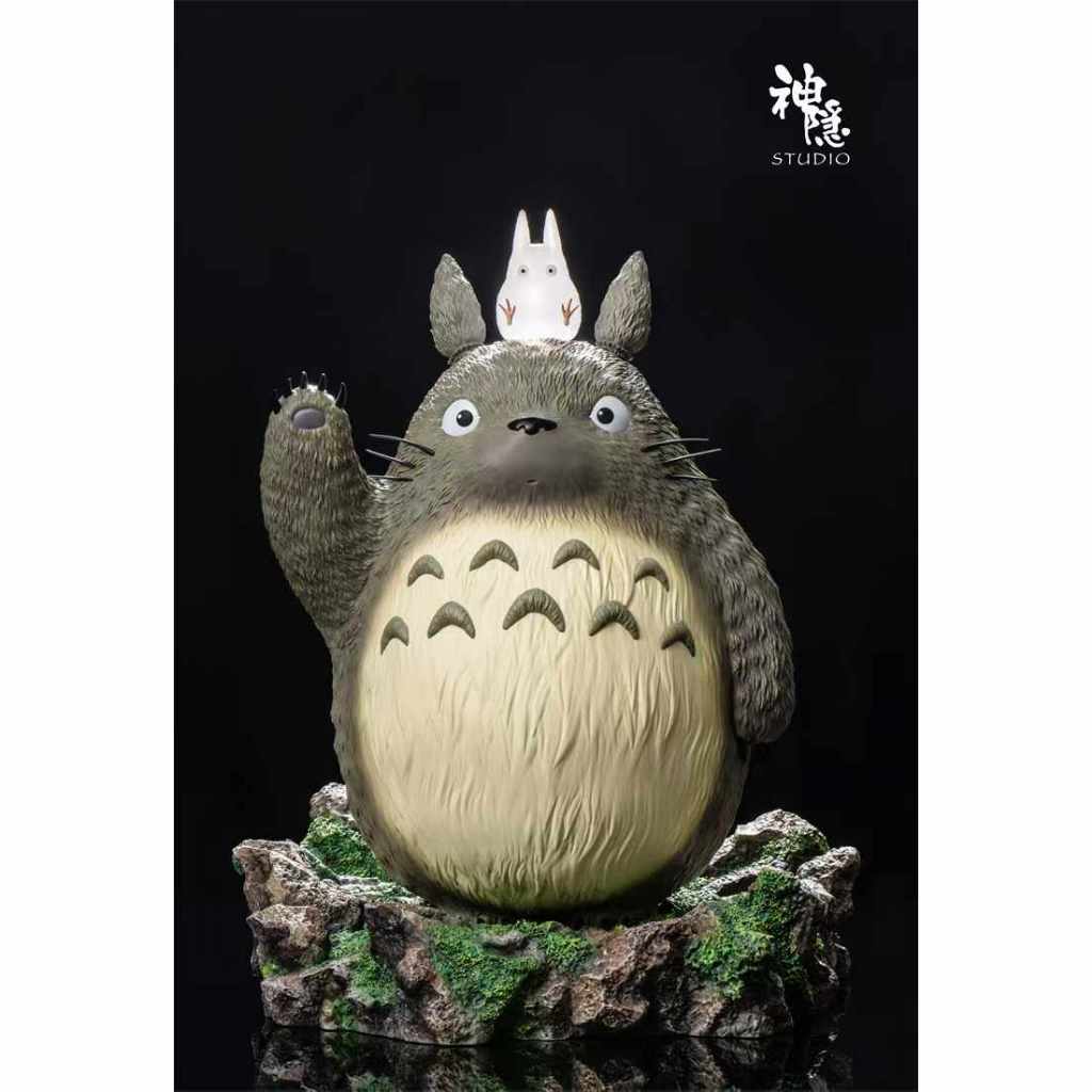 Spirited Away Studio - Totoro Wave Hand My Neighbor Totoro Resin Statue ...