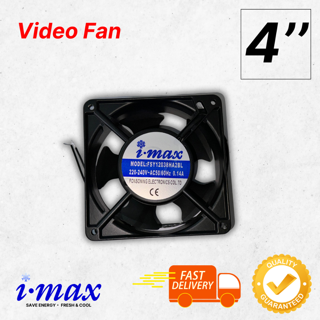 4 inch Video Fan/Cooling Blower 240V 60HZ for Chiller Freezer ...