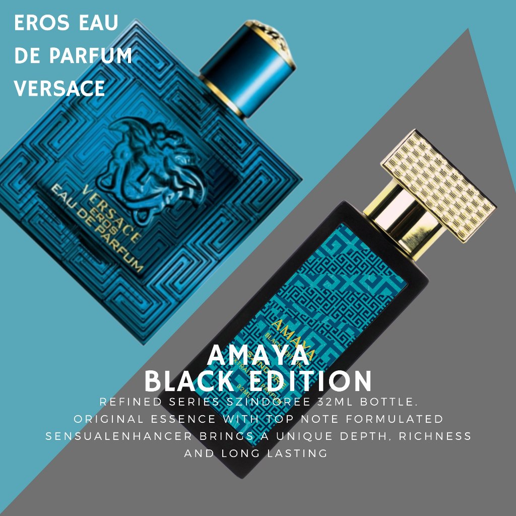 SZINDORE AMAYA BLACK EDITION PERFUME FOR MEN | Shopee Malaysia