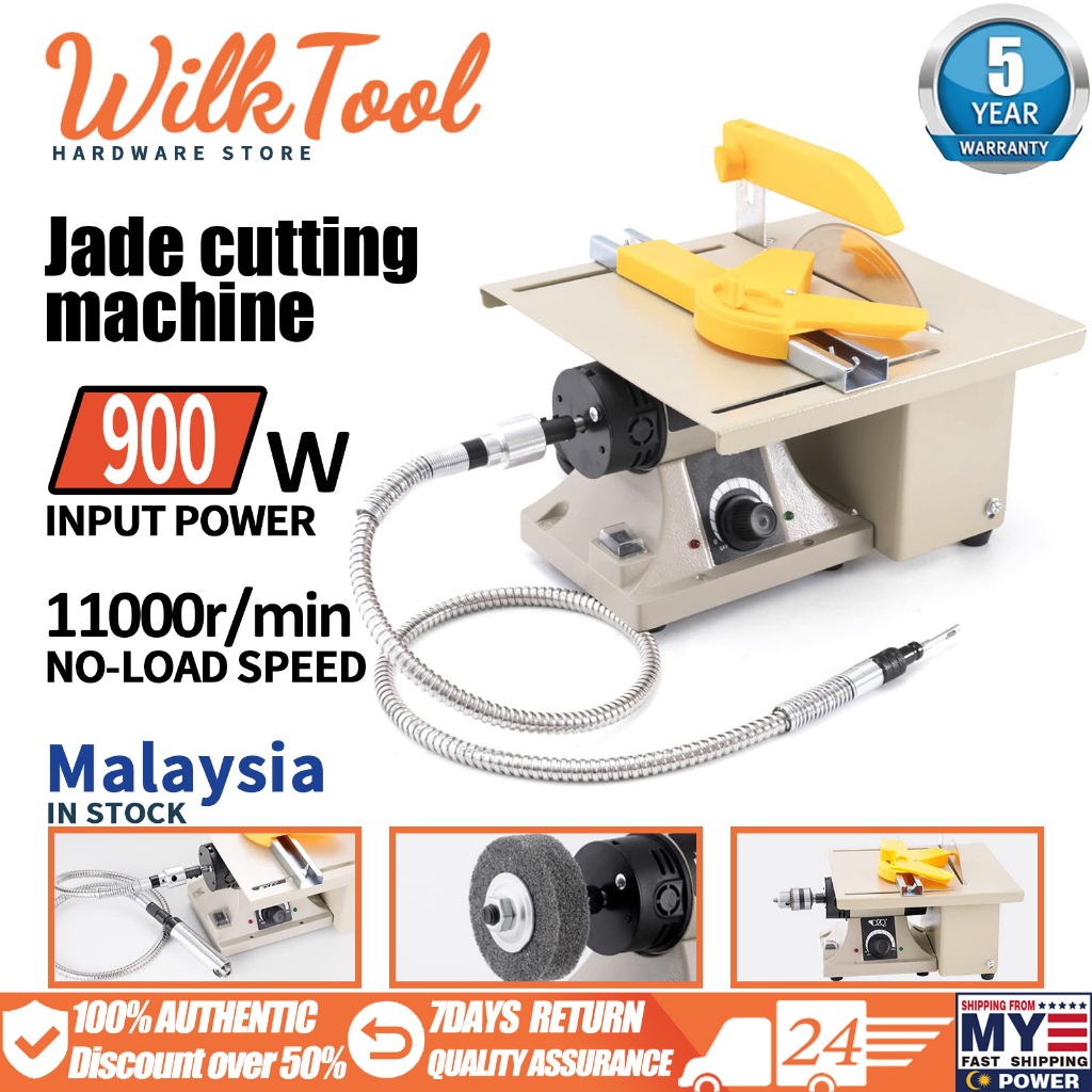 WilkTOOL'900W Mini Table Saw Stone Polisher Jade Engraving Machine ...