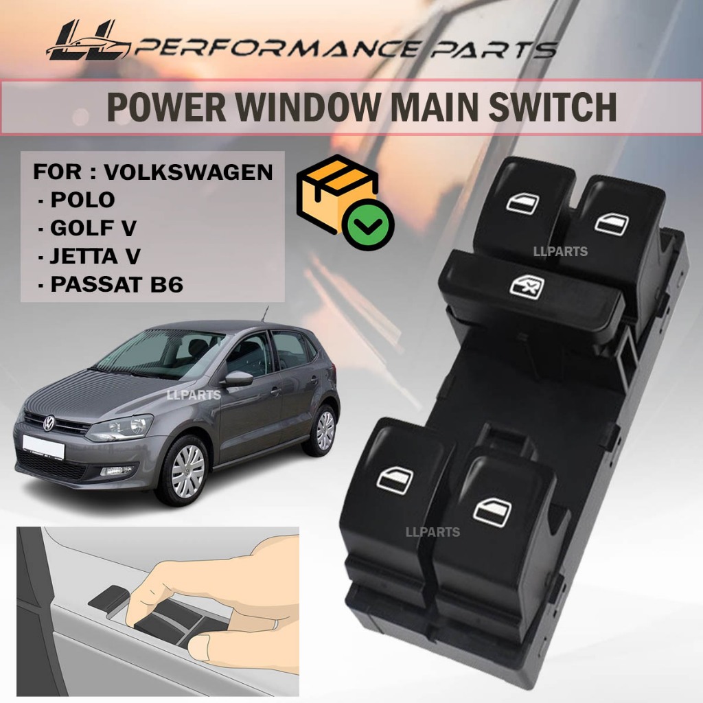 Volkswagen Polo / Golf V / Jetta V / Passat B6 Power Window Main Switch ...