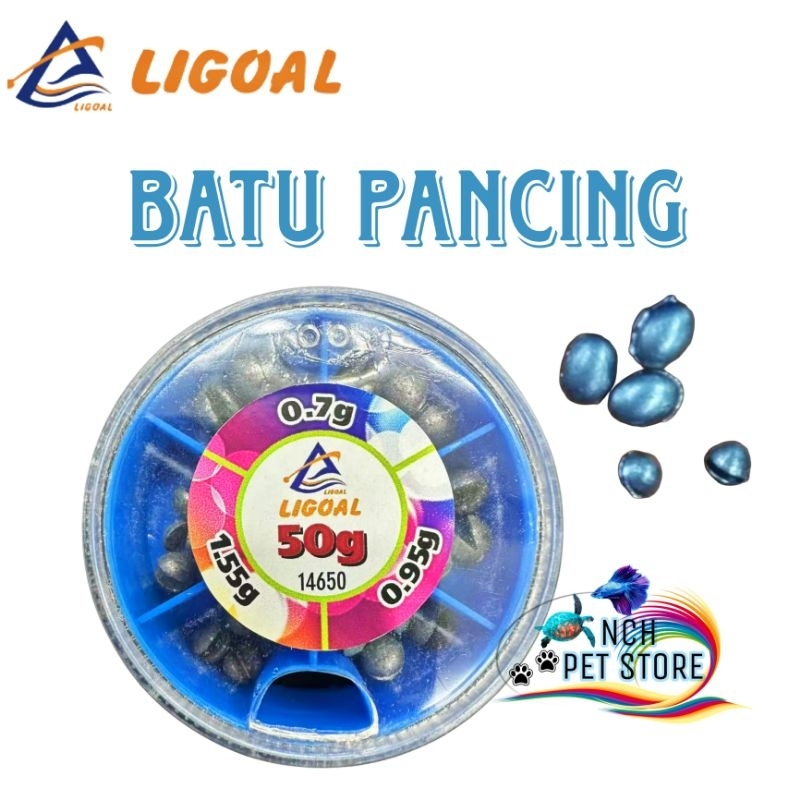 Ligoal Batu Pancing Ladung Kecil | Shopee Malaysia