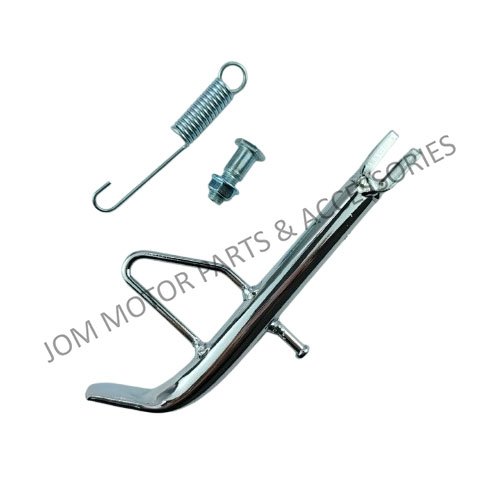 Universal CHROME Side Stand Set Tongkat Tepi (Screw + Spring + Side ...