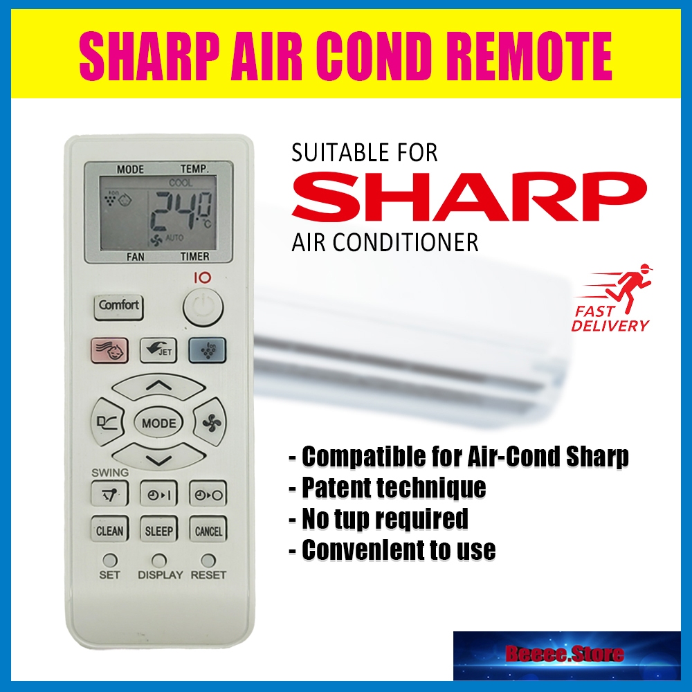 Sharp Universal Air Conditioner KS-SH01V Air Cond Remote Control for ...