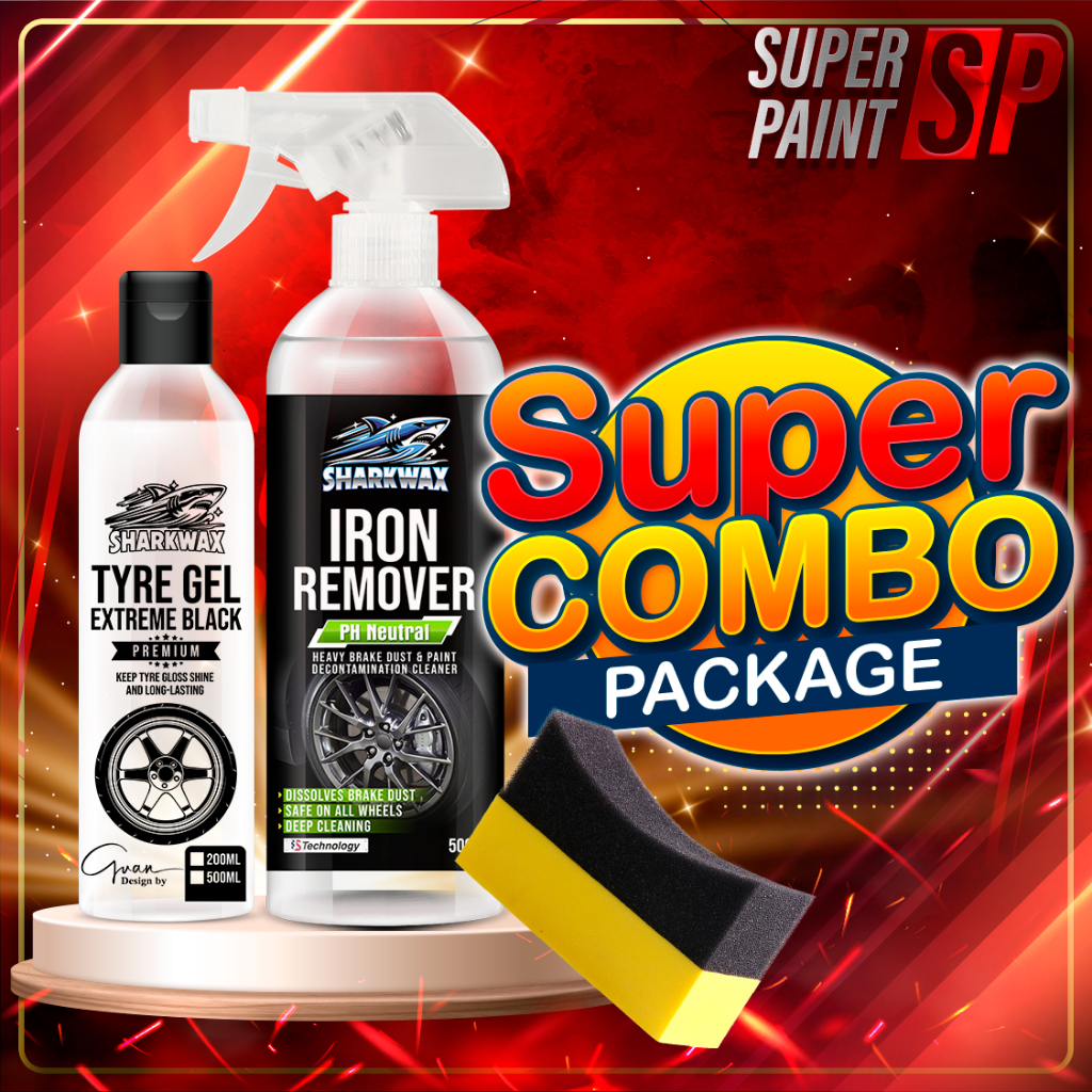 Shark Wax【Tyre and Rim Care】US Technology Sport Rim Rust Removal & Tyre ...