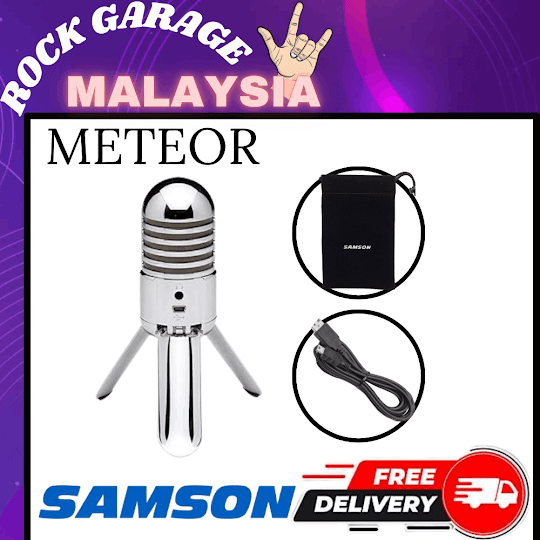 Samson Meteor Mic USB Studio Condenser Microphone (MeteorMic/Meteor-Mic ...