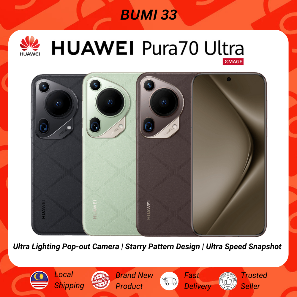 HUAWEI Pura 70 Ultra Smartphone |16GB + 512GB| Ultra Lighting Pop-out ...