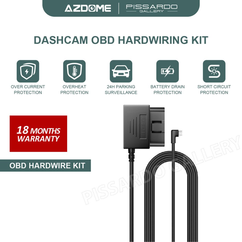 【AZDOME】OBD Hardwire Kit | Shopee Malaysia