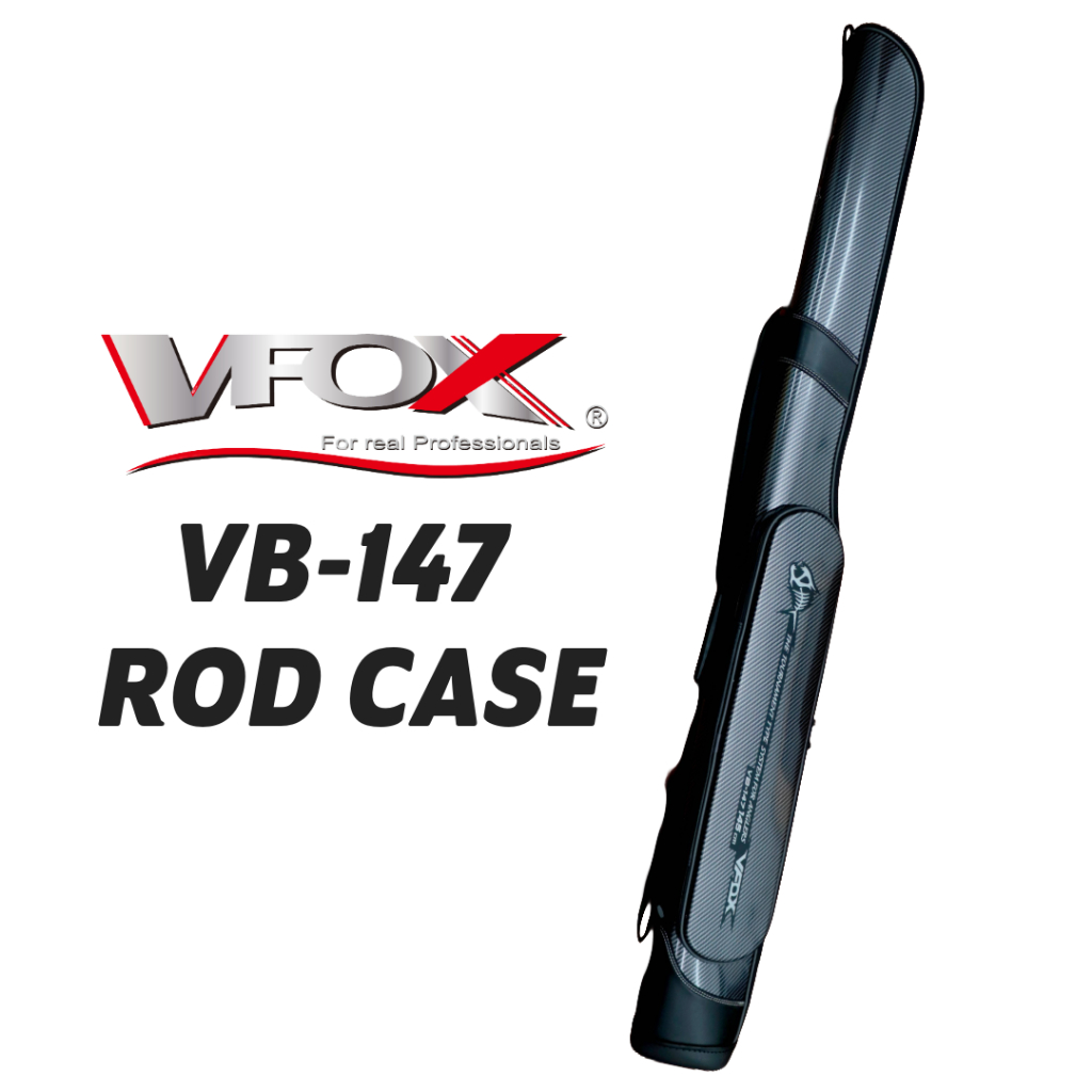 VFOX Hard Rod Case VB-147 Wide Body Fishing Rod Surf Bag Pantai Beg ...