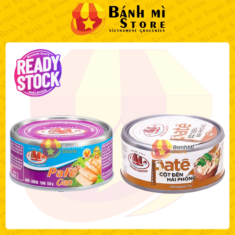 HAILONG PATE HAI PHONG / PATE CAN | PORK LIVER PASTE VIETNAM | Patê Cột Đèn Hải Phòng 150G ...