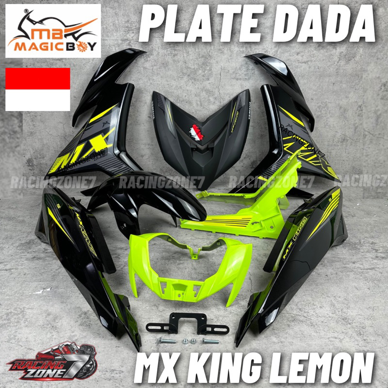 MAGIC BOY MX KING LEMON PLATE DADA Y15ZR V1 V2/ Y15ZR MX KING INDONESIA ...