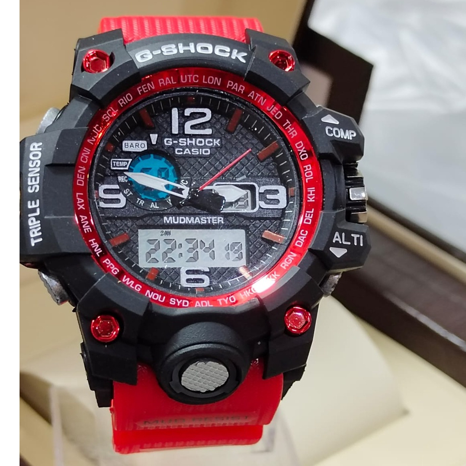 PROMTION GSK Mud-Master For Men Dual Time Display Shock Good Quality ...