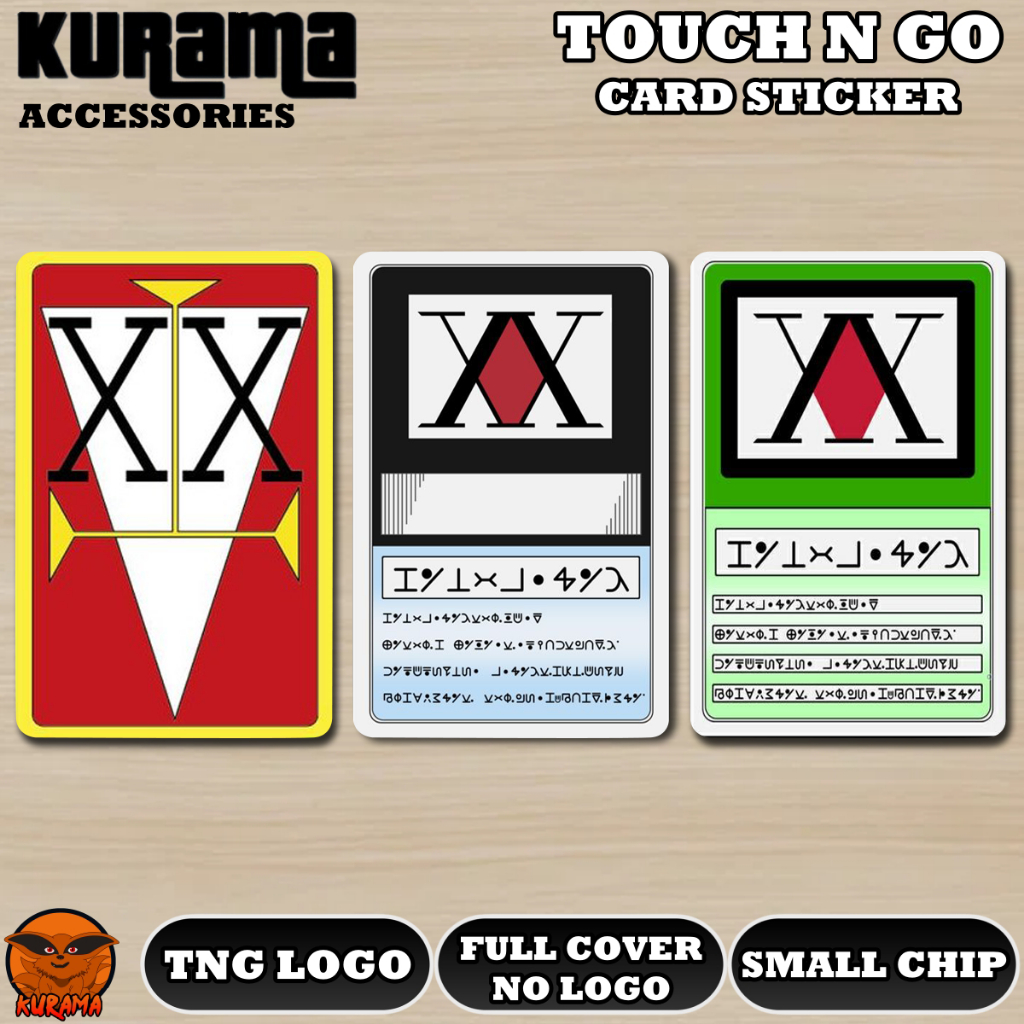 [ Hunter X Hunter ] Touch n Go Card Sticker Cover (Waterproof, High Quality) ,TNG CARD | Shopee ...