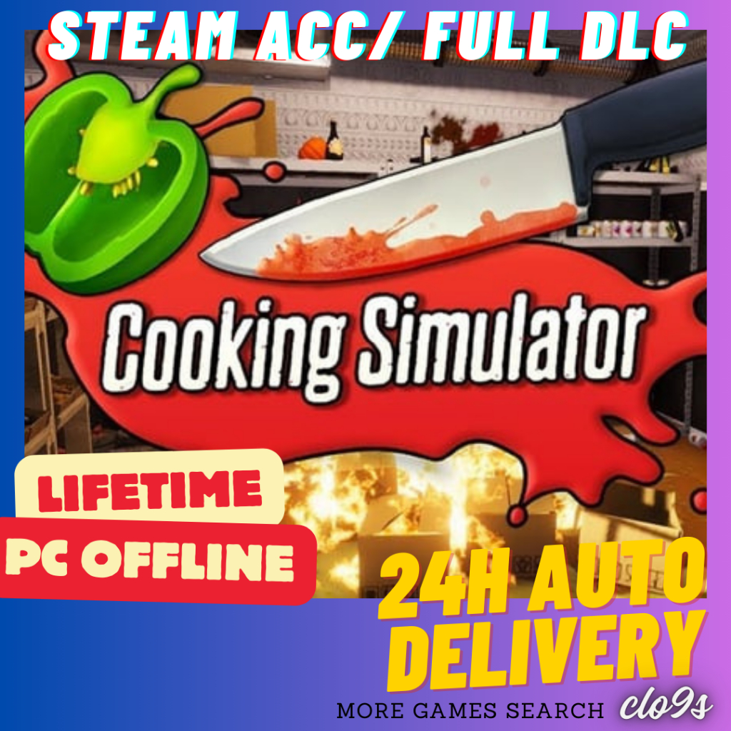 Cooking Simulator Steam Full DLC PC Games | Shopee Malaysia