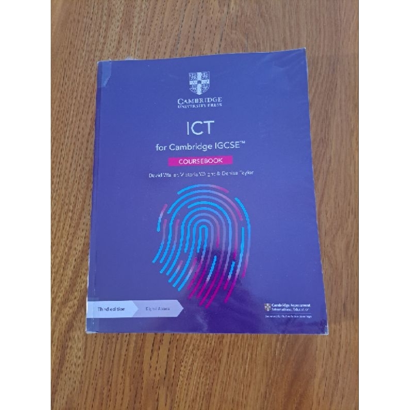 [USED] ICT For Cambridge IGCSE Coursebook 3rd Edition Digital Access ...