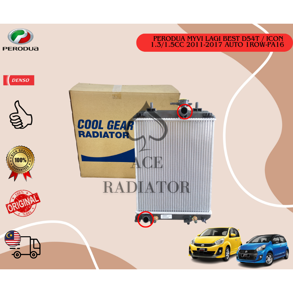 ORIGNAL DENSO COOL GEAR PERODUA MYVI LAGI BEST D54T / ICON 1.3/1.5CC ...