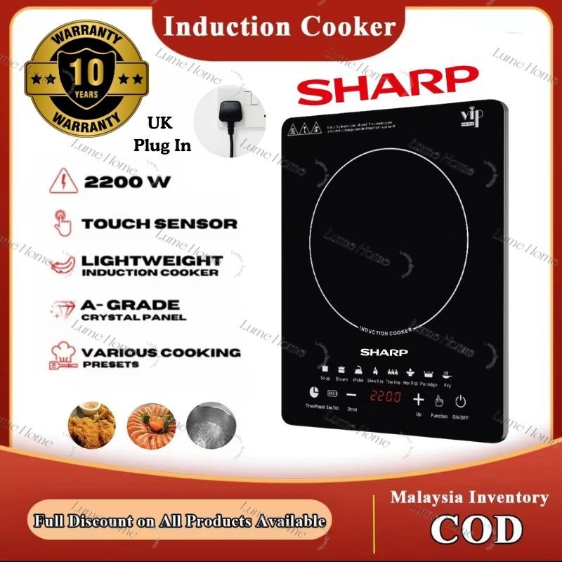 【New Arrival】Sharp ceramic cooker Induction Cooker 2200W high power ...