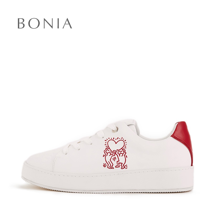 Bonia White BONIA x Keith Haring Sneakers | Shopee Malaysia