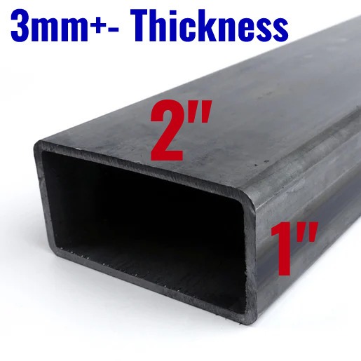 Mild Steel Rectangular Tube 1” x 2“ x 3mm+- Thickess / Besi Tiub ...