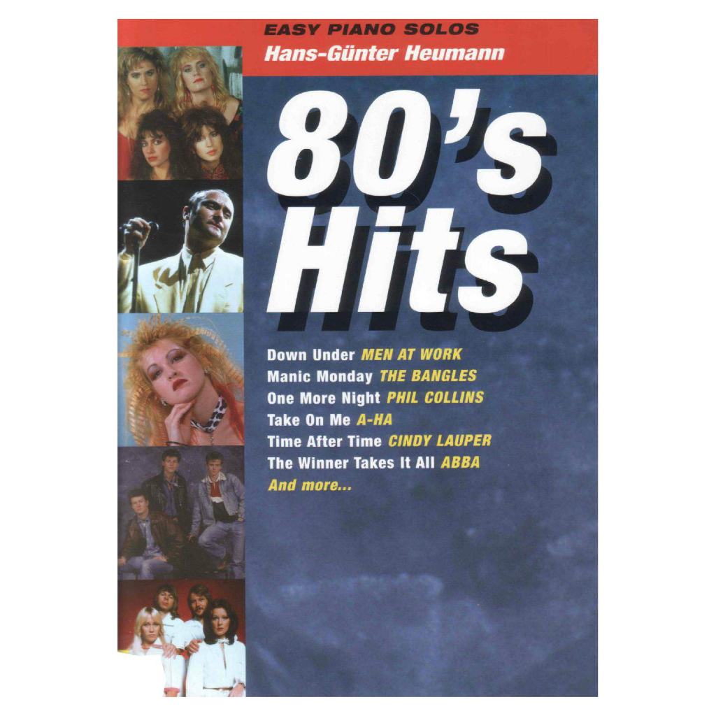 [Softcopy] 80's Hits Easy Piano Solos | Famous Popular Bands Nostalgia ...