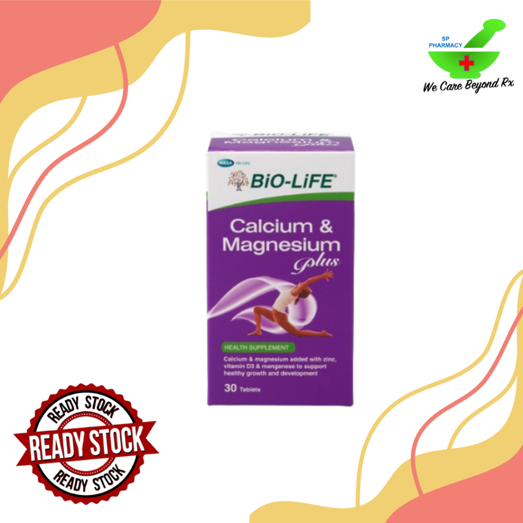BIOLIFE CALCIUM & MAGNESIUM 30X2 (EXP: 14/07/2026) | Shopee Malaysia