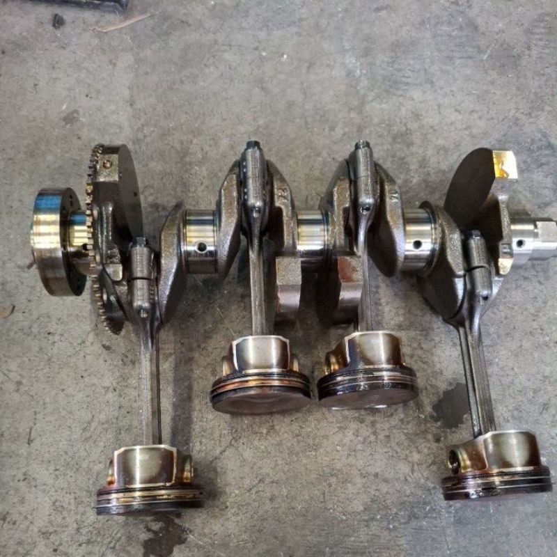 Stroker kit crankshaft dan piston saga vvt 4at (8 lubang) original ...