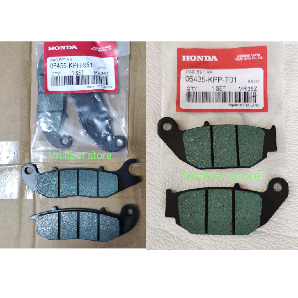 HONDA DISC BRAKE PAD ORIGINAL FRONT REAR MSX125 MSX 125 | Shopee Malaysia